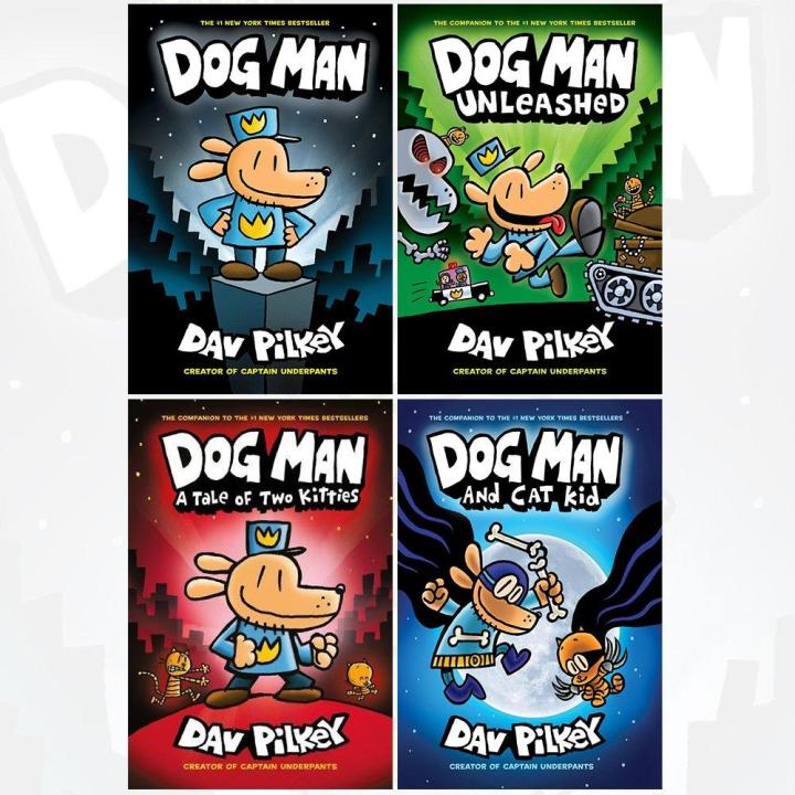 Dog Man Collection by Dav Pilkey (4 Books - Dogman) | Lazada Singapore