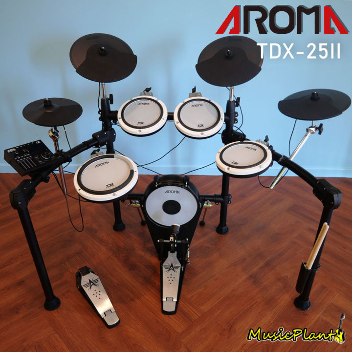 Aroma กลองไฟฟ้า กลองชุด สำหรับออกงาน รุ่น TDX-25II (Bluetooth) เซ็ต ...