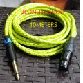 10meters Heavy Duty Microphone Wire for professional use CLOTH ISULATOR ...