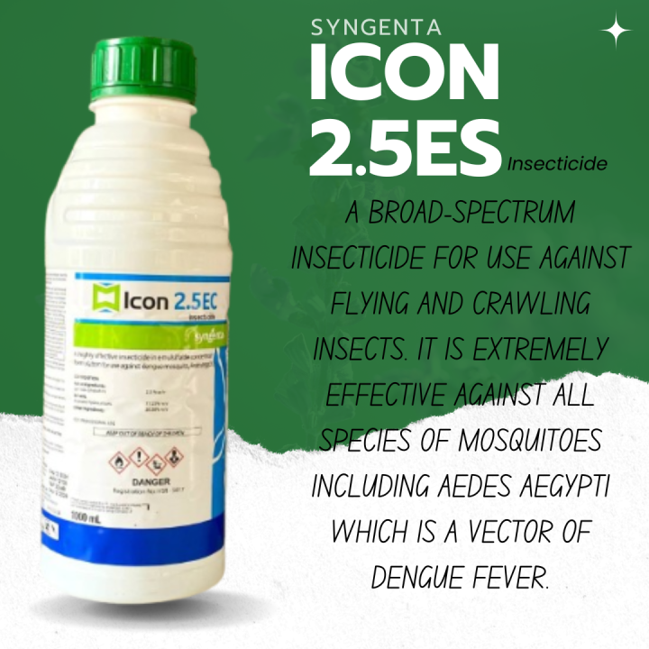 [SOOUTH VET II] Syngenta ICON 2.5EC Insecticide 1liter (GENERAL PEST ...