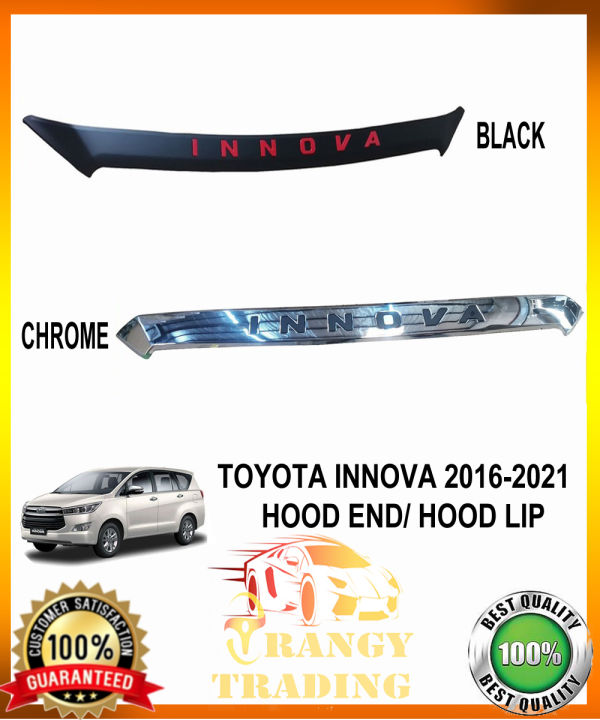 Toyota Innova 2016 to 2023 Hood End / Hood Lip / Hood Guard Black ...