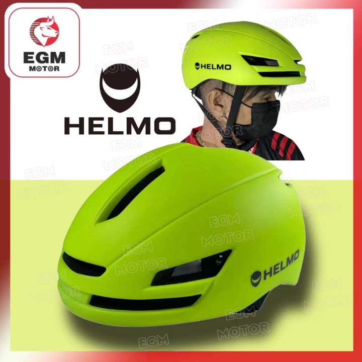 [EGM MOTORCYCLE] HELMO NUTSHELL HELMET DC999 WITH TAIL LIGHT USB ...