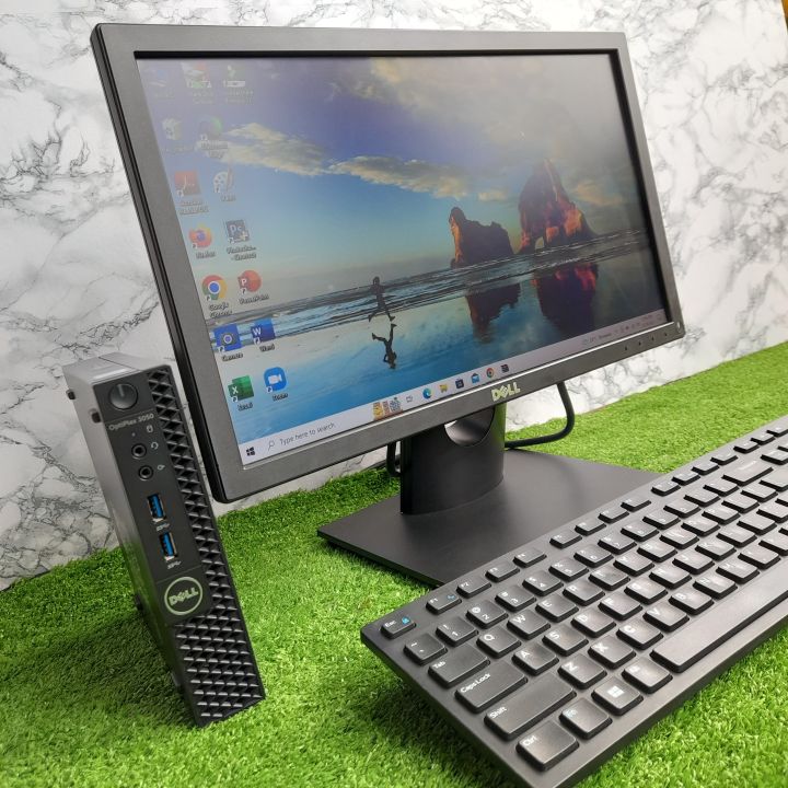 FULLSET MINI PC DELL OPTIPLEX 3050 micro CORE I3 7100T 256GB + 1TB ...