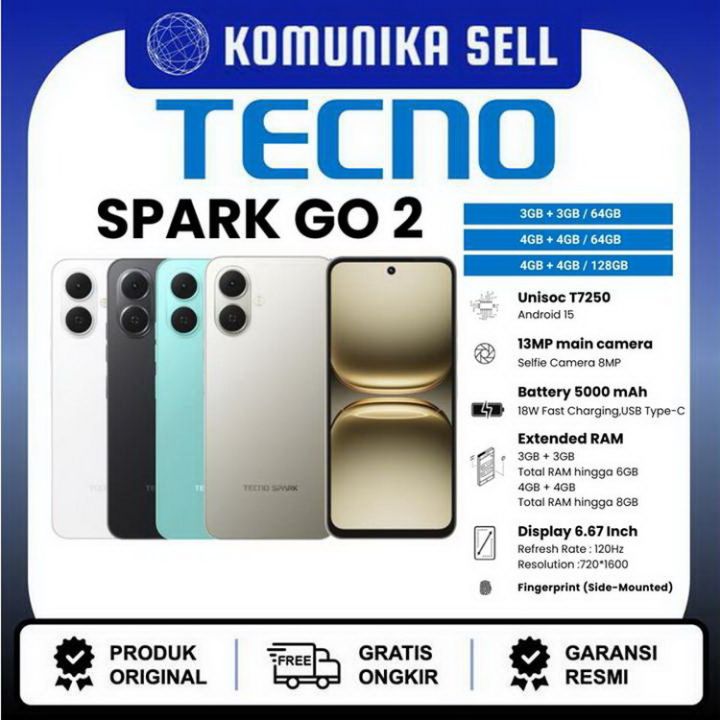 Tecno Spark Go 2 | Lazada Indonesia