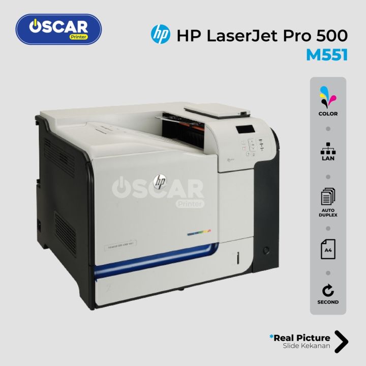 Printer Warna HP Laserjet Pro 500 M551 33 PPM Bolak balik Otomatis ...