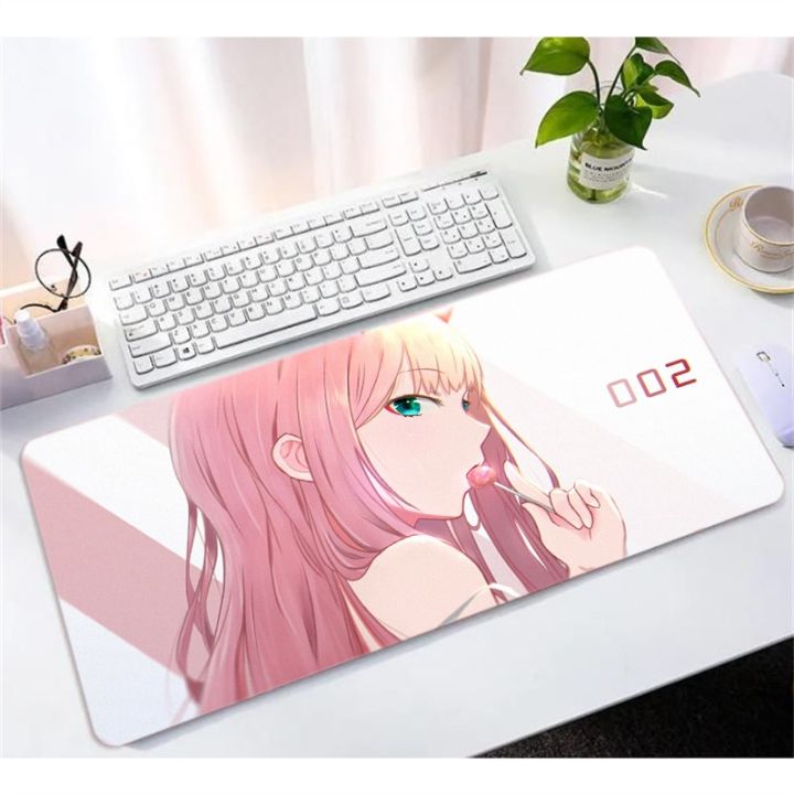Zero Two Darling ใน The Franxx Mouse Pad โต๊ะทำงานขนาดใหญ่ Demon Killer ...