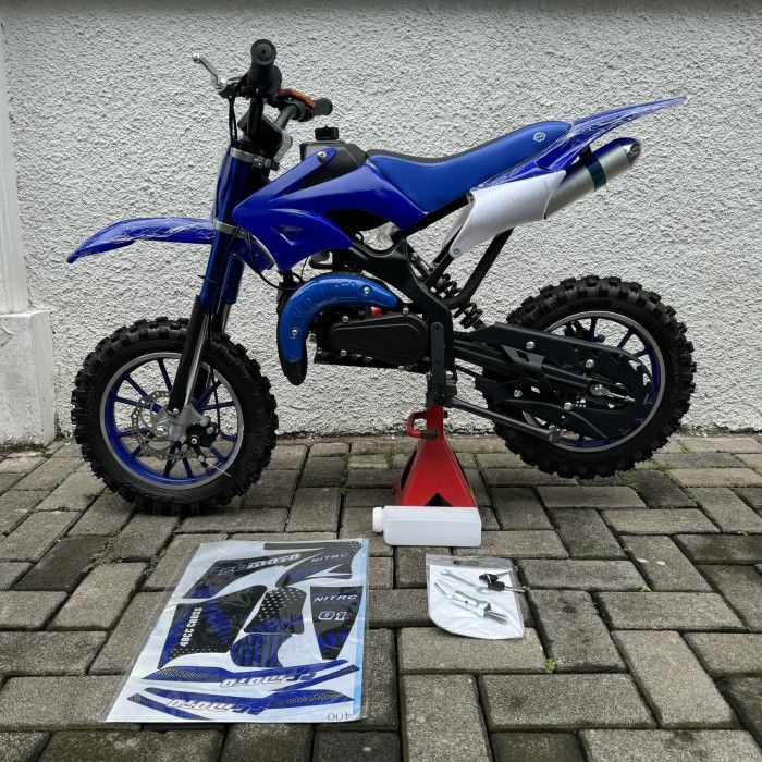 Motor Trail mini 2tak 50cc mesin rumput PC Moto anak mainan | Lazada ...