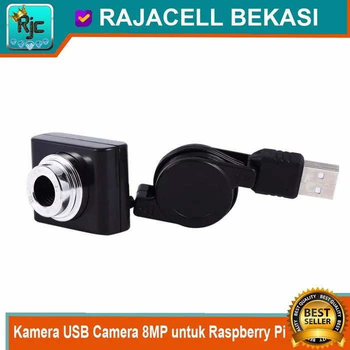 Kamera USB Camera 8MP untuk Raspberry Pi 3 Model B Kabel Tarik Retrack ...