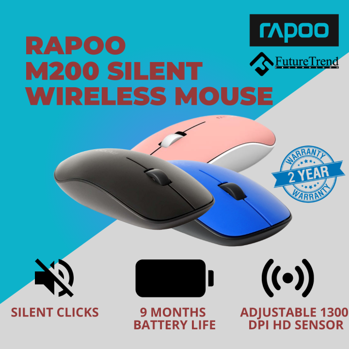 Rapoo M200 Silent Wireless Mouse | Lazada