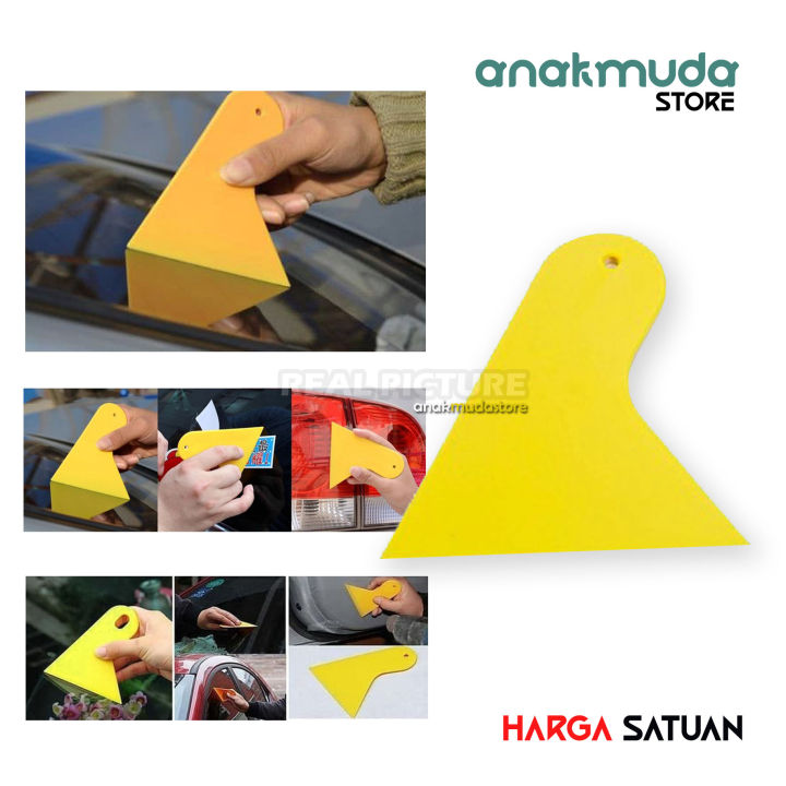 Rakel Scraper Alat Bantu Pasang Raker Sticker Skotlet Body Kaca Film ...