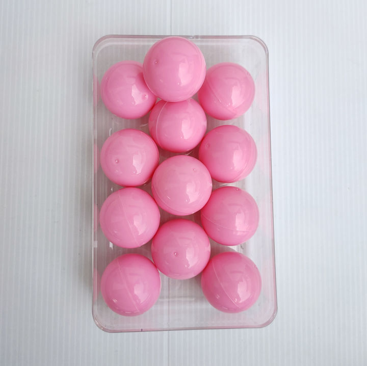 12pcs 40mm (4cm) Solid Colour Empty Plastic Ball Size Ping Pong Ball ...