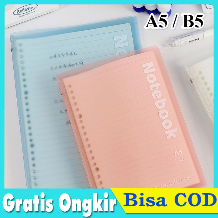 Buku Catatan Binder Note Notebook A5 / B5 Isi 30 Lembar Daily Planner ...
