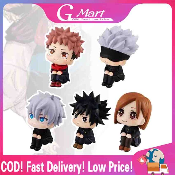 Cartoon Anime Jujutsu Kaisen Gojo Satoru Kugisaki Figurines 5Cm Q ...