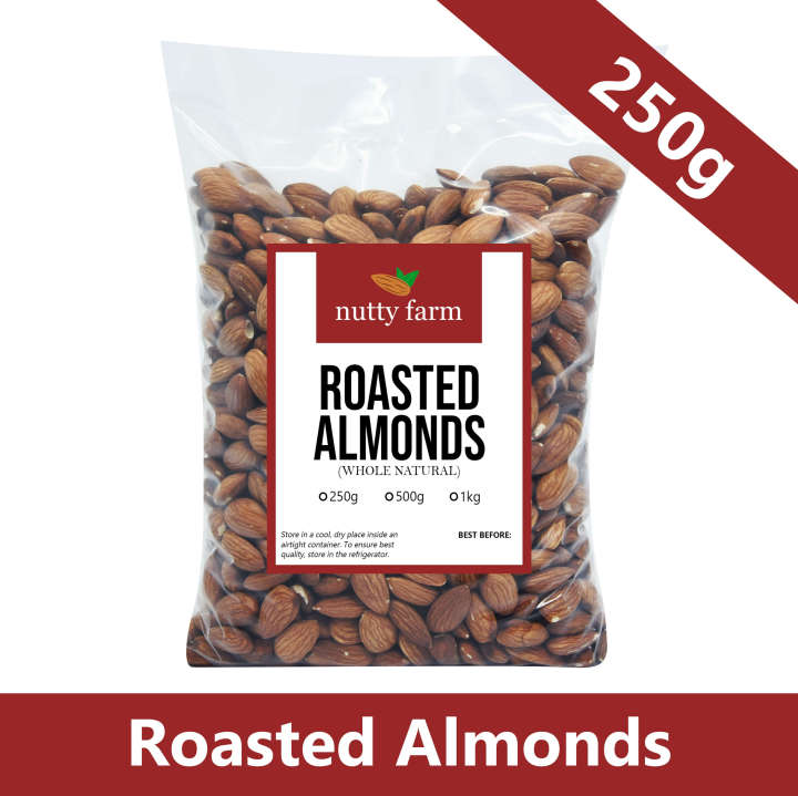 Roasted Almonds (250g) by Nutty Farm | Lazada PH