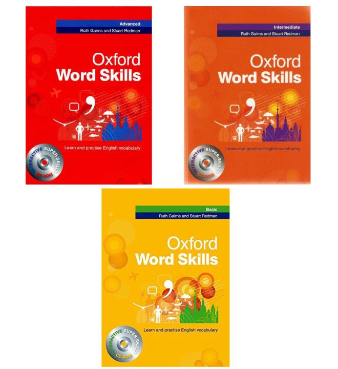 Oxford Word Skills Basic / Intermediate / Learn And Practise English Vocabulary Textbook ...