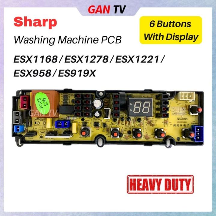 Heavy Duty Sharp ESX1168 ESX1278 ESX1221 ESX958 ES919X (6 Buttons ...
