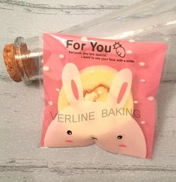 100 PLASTIK KEMASAN KUE PLASTIK PIE PLASTIK PIE SUSU KEMASAN COOKIES ...