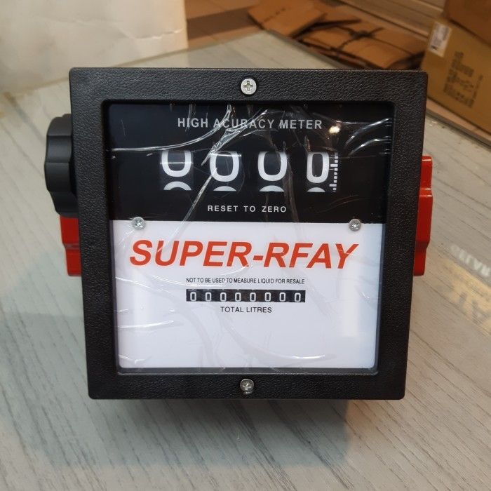 FLOW METER 4 DIGIT 1,5" SUPER RFAY FLOWMETER METERAN SOLAR ANALOG 1,5 ...