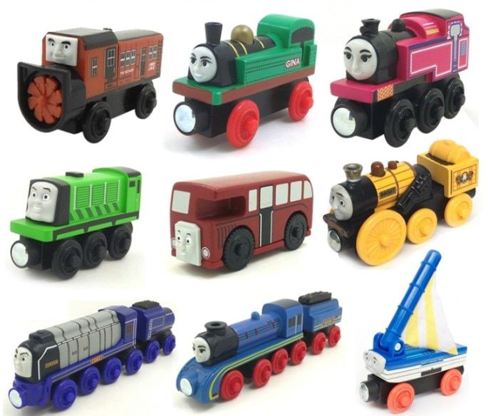 Original Thomas And Friends Wooden Toys Train Railway Toys Educational ...