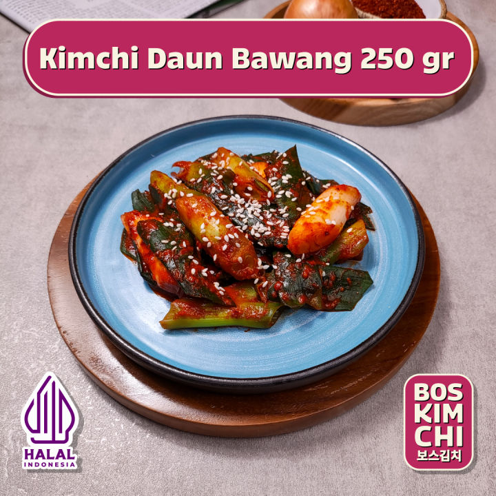 Kimchi Daun Bawang 250 gr | Boskimchi | Daepa Kimchi | Lazada Indonesia