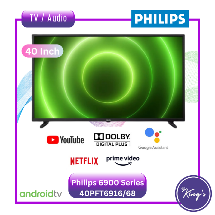 Philips 6900 Series Android Smart LED TV (39” 40”) 32PHT5505 ...