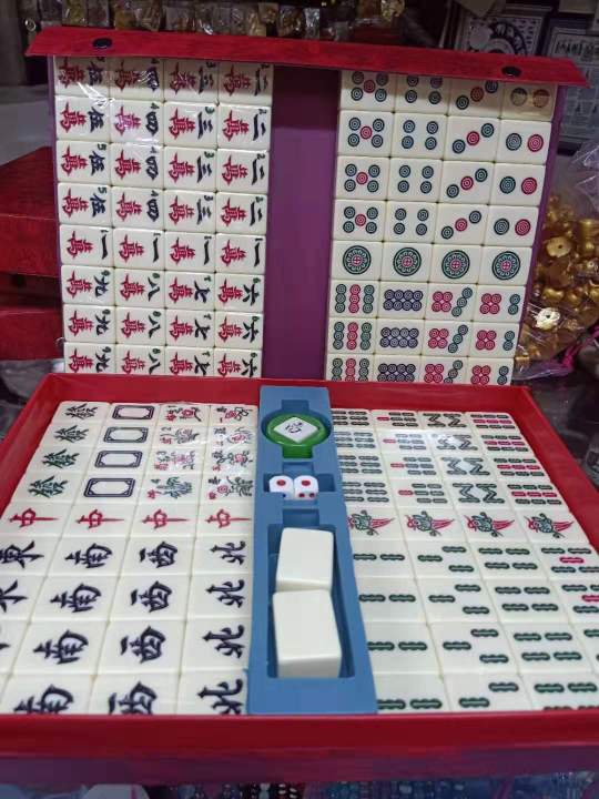 Mahjong Set Regular/ Standard Sized (Ivory) (2.7 x 3.5 x 2cm) | Lazada PH