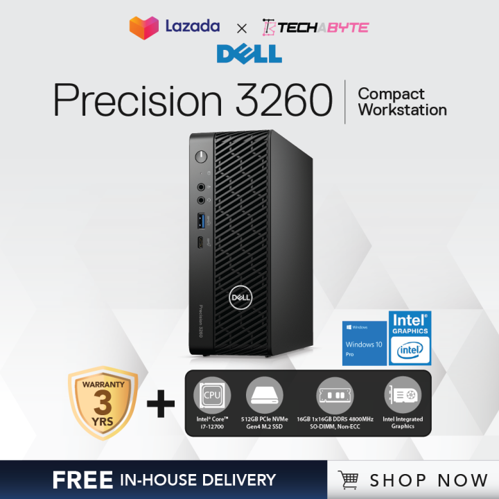 Dell Precision 3260 | i7-12700 | 16GB DDR5 | 512GB SSD | Intel ...