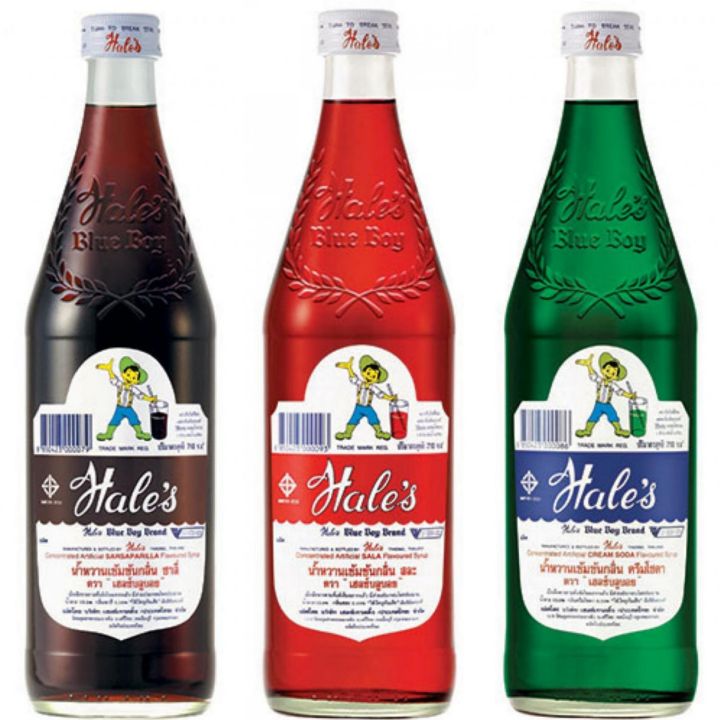 HALE'S BLUE BOY Thailand Syrup Cordial 710ml (Sarsaparilla / Sala ...