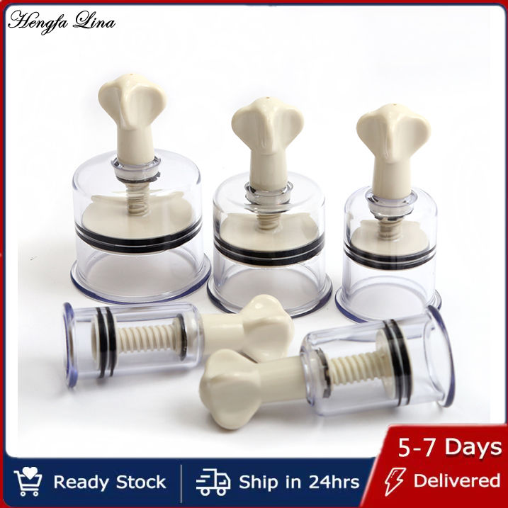 Hengfa Lina 5 Sizes Vacuum Cupping Rotating Handle Vacuum Body Cupping ...