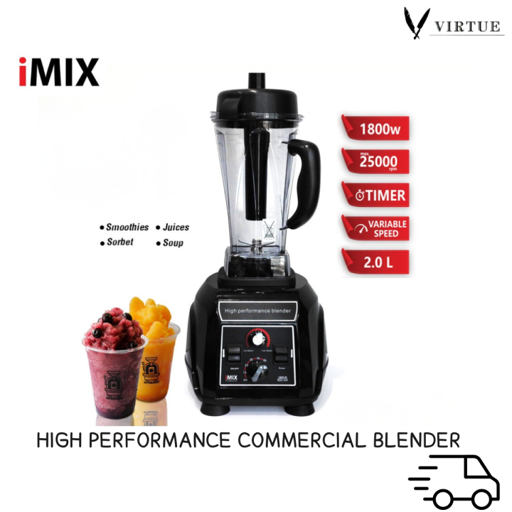 iMIX High Performance/ Commercial Blender 1800W with 2L Jar -TIMER ...