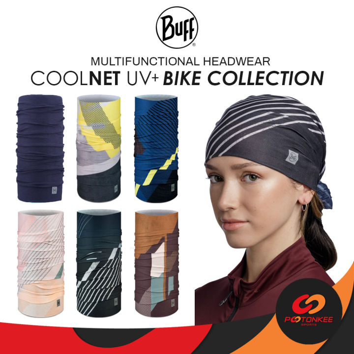 Pootonkee Sports BUFF COOLNET UV+ Bike Collection ผ้าบัฟ กันแดด กันฝุ่น น้ำหนักเบา เย็นสบายไม่ ...