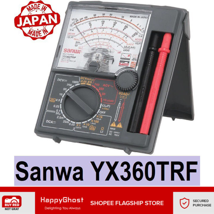 Sanwa YX360TRF Analog Multi-Tester Multi-Meter Made in JAPAN Analogue ...