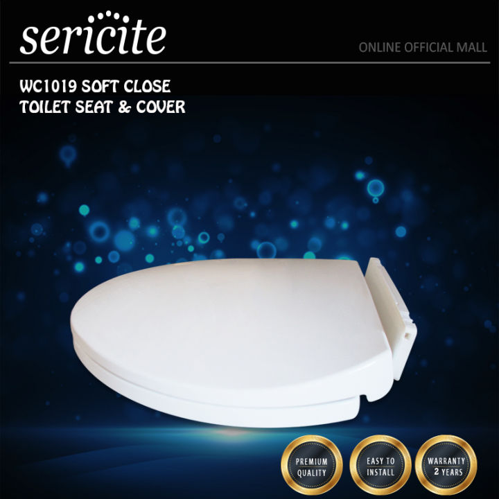 INNO SERICITE SOFT CLOSE TOILET SEAT AND COVER FOR WC1019 | Lazada