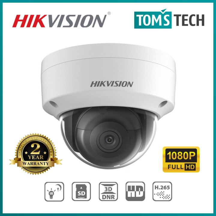 Hikvision DS-2CD2121G0-I 2MP IR 4mm Fixed Dome Network CCTV IP Camera - Tomstech | Lazada