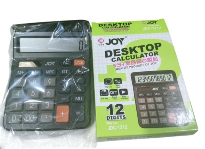 Joy Desktop Calculator 12 Digits Lazada Ph
