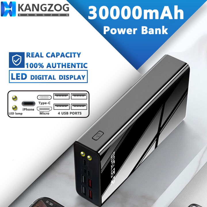 KANGZOG power bank 50000mah powerbank 30000mah original powerbank ...
