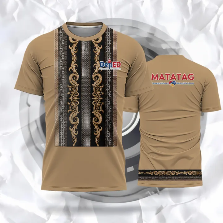 barong Matatag Shirt Vintage Fully Sublimated Male and Female Teacher T ...