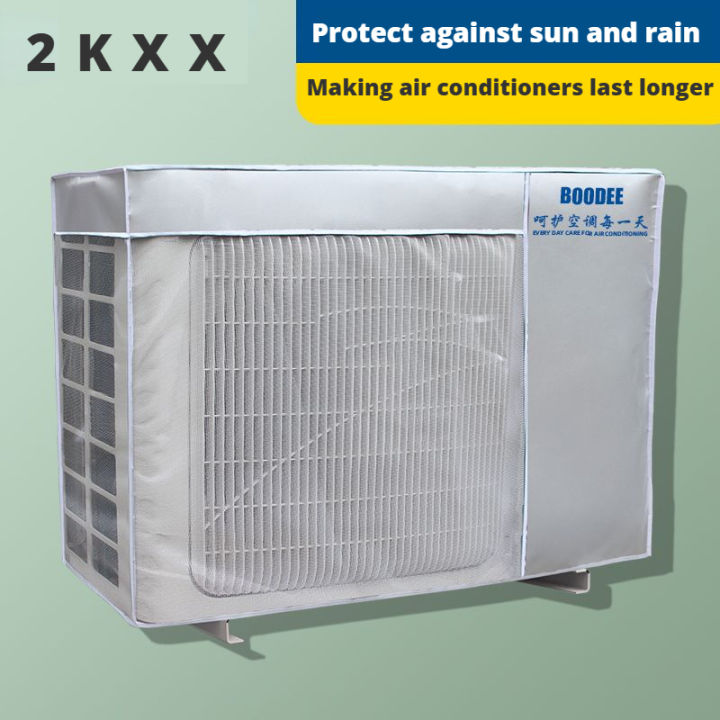 2kxx Air Conditioning Outdoor Unit Protective Cover Block Rain Cover ...