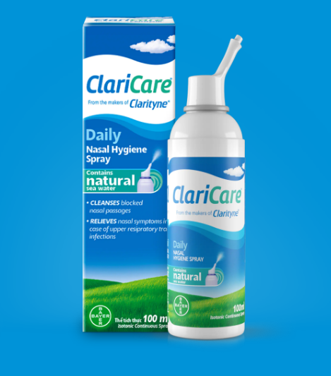 ClariCare Daily Nasal Hygiene Spray 100ml Exp: 09/2025 | Lazada