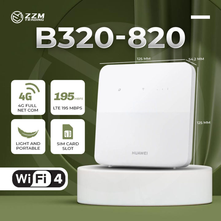 B320-820 WiFi Router 4G Full Netcom LTE Cat4 TDD/FDD | Wi-Fi 4 | Built ...