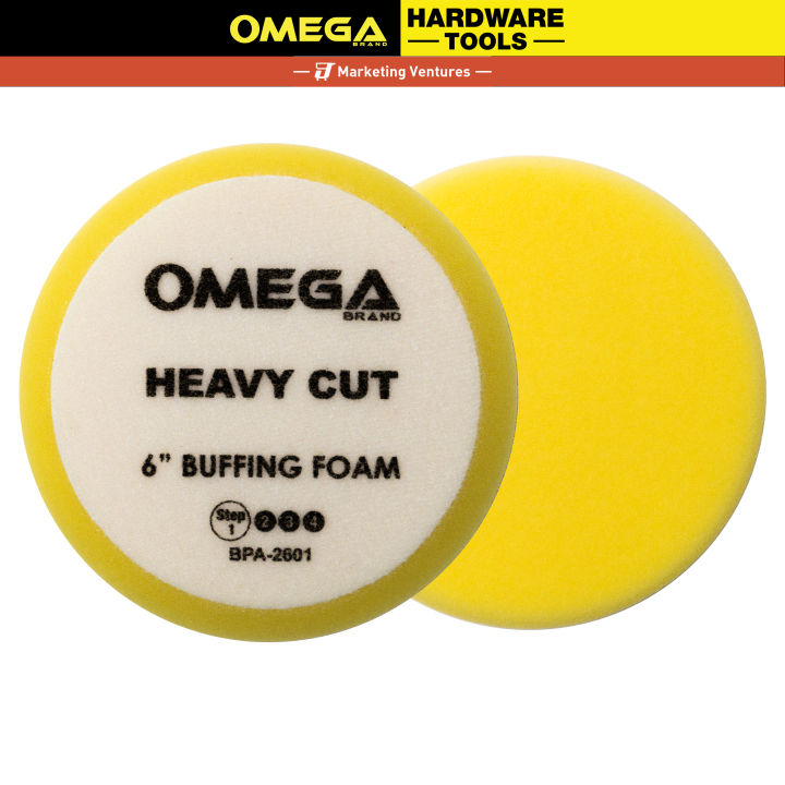 6 Inch/8 Inch Buffing Sponge Car Polishing Pad Heavy Cut Omega Buffing ...
