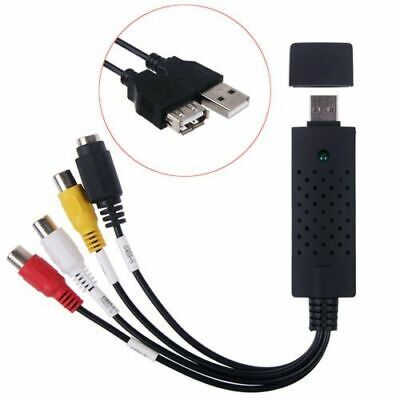 USB 2.0 VHS Tapes to DVD VCR Audio Video AV Converter Capture Card ...