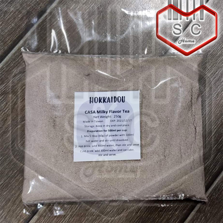 Casa Milky Flavor Hokkaidou Milk Tea 250g Milk Tea Flavors Ingredients ...