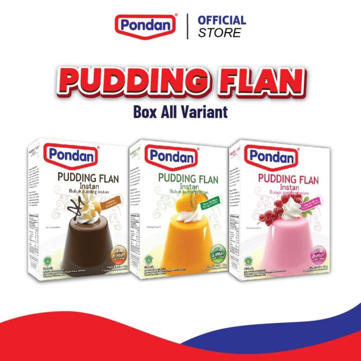 PONDAN Pudding Flan Box 180 gr | Lazada Indonesia