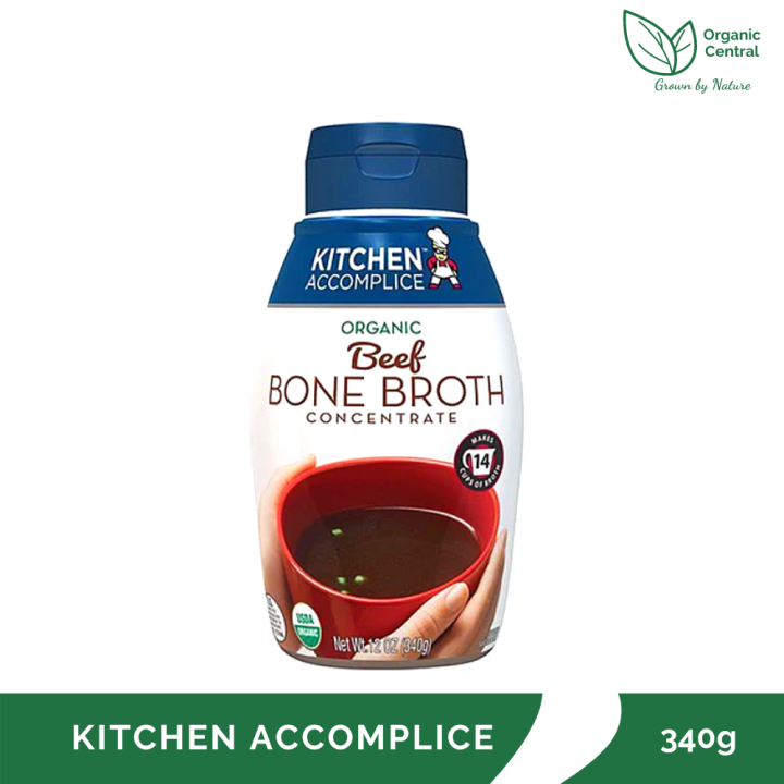 Kitchen Accomplice Organic Beef Bone Broth Concentrate 340g | Lazada PH