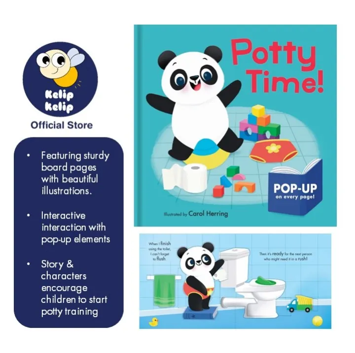 Potty Time Pop Up Story Book For Kids to Start Potty Training | Lazada