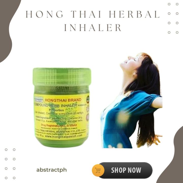 Hong Thai Brand Herb Inhaler - Effective Relief for Asthma and Anxiety ...