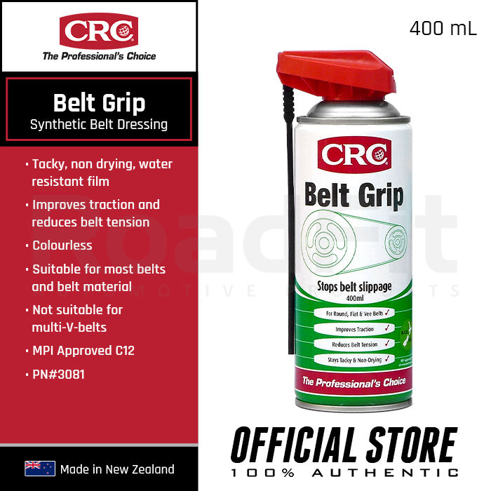CRC Belt Grip Synthetic Belt Dressing 400ml, 1 Spray Can 3081 Car and ...