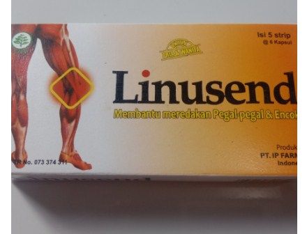 Kapsul Linusend Original Obat Pegal Linu, Asam Urat, Nyeri Sendi ...