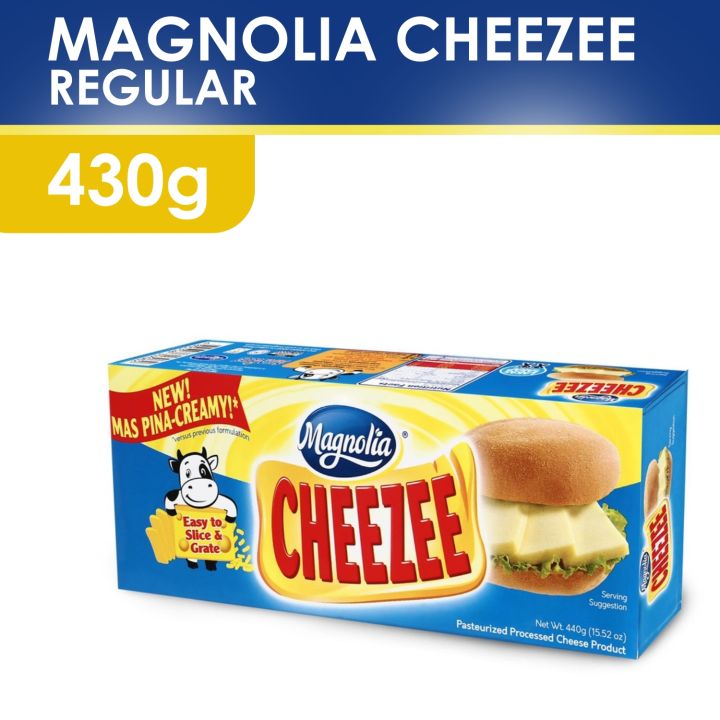 MAGNOLIA Cheezee Regular 430g Processed Cheese with Vitamins and Zinc ...